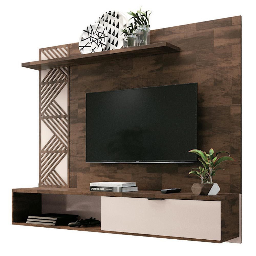 Painel para TV Chennai até 50 Polegadas Deck/Off White - Gran Belo ...
