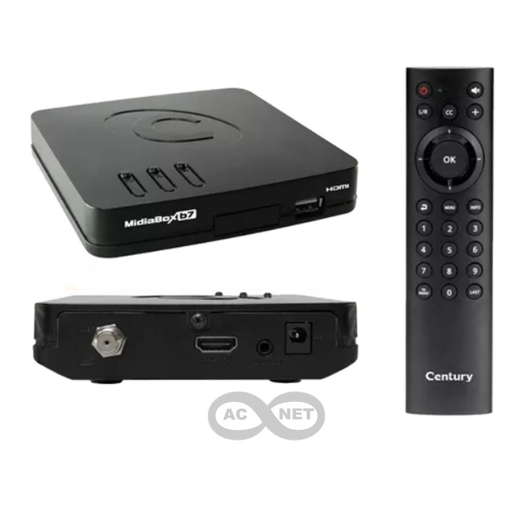 Receptor Century Midia Box B7 | MadeiraMadeira