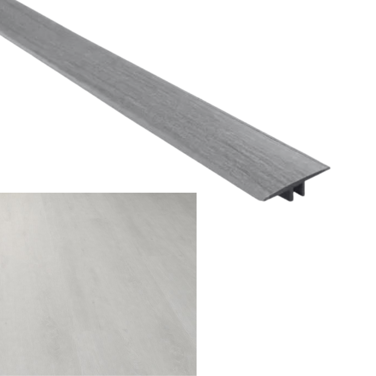 Perfil "t Slim" Acabamento de Piso Clicado Formix 3d - 2 Metros (atena ...