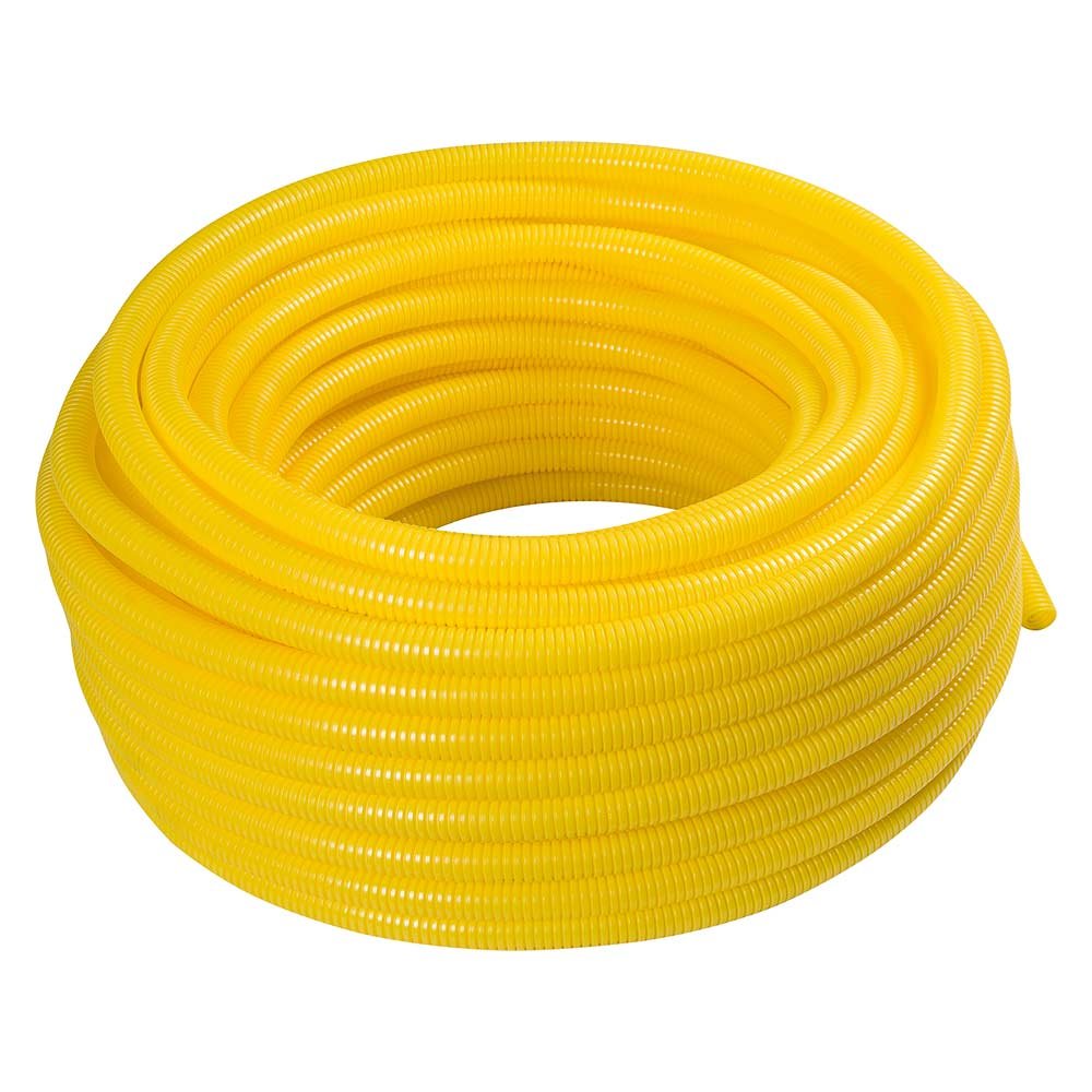 Eletroduto Corrugado Flex 50m Dn25 3/4 Tramontina Amarelo 57505002 ...