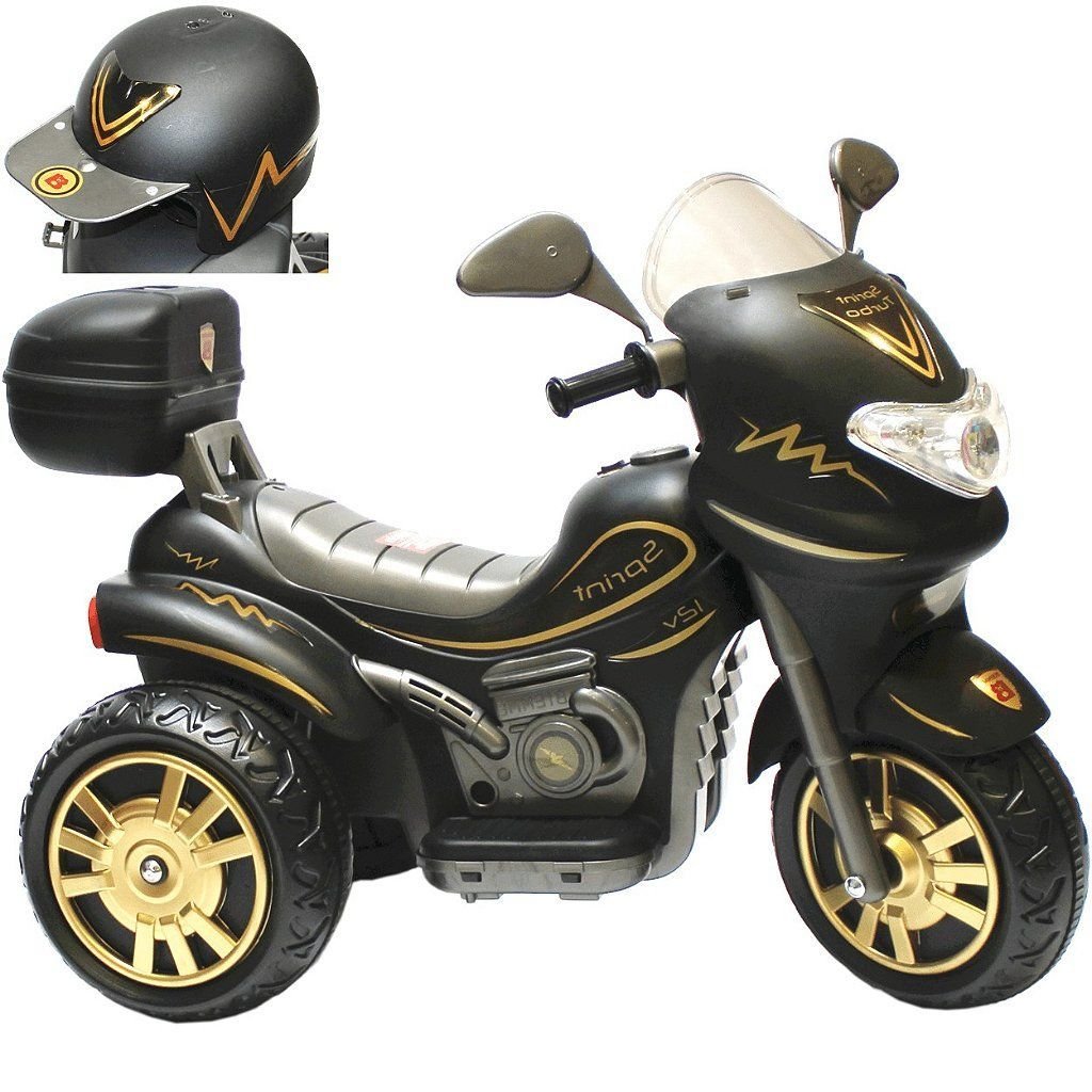 Moto Eletrica Biemme Sprint Turbo 12v com Capacete Gold | MadeiraMadeira