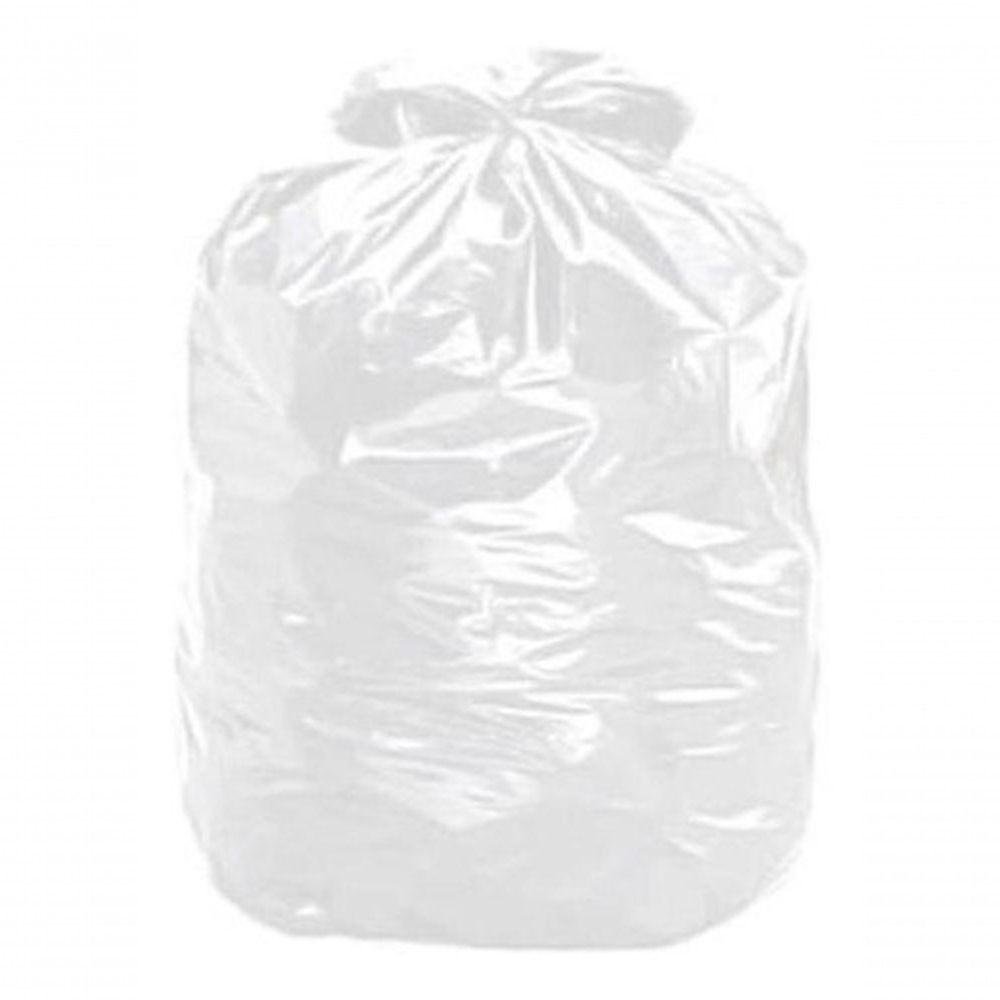 Saco para Lixo Transparente 45x55x003 20l com 100un Branco | MadeiraMadeira