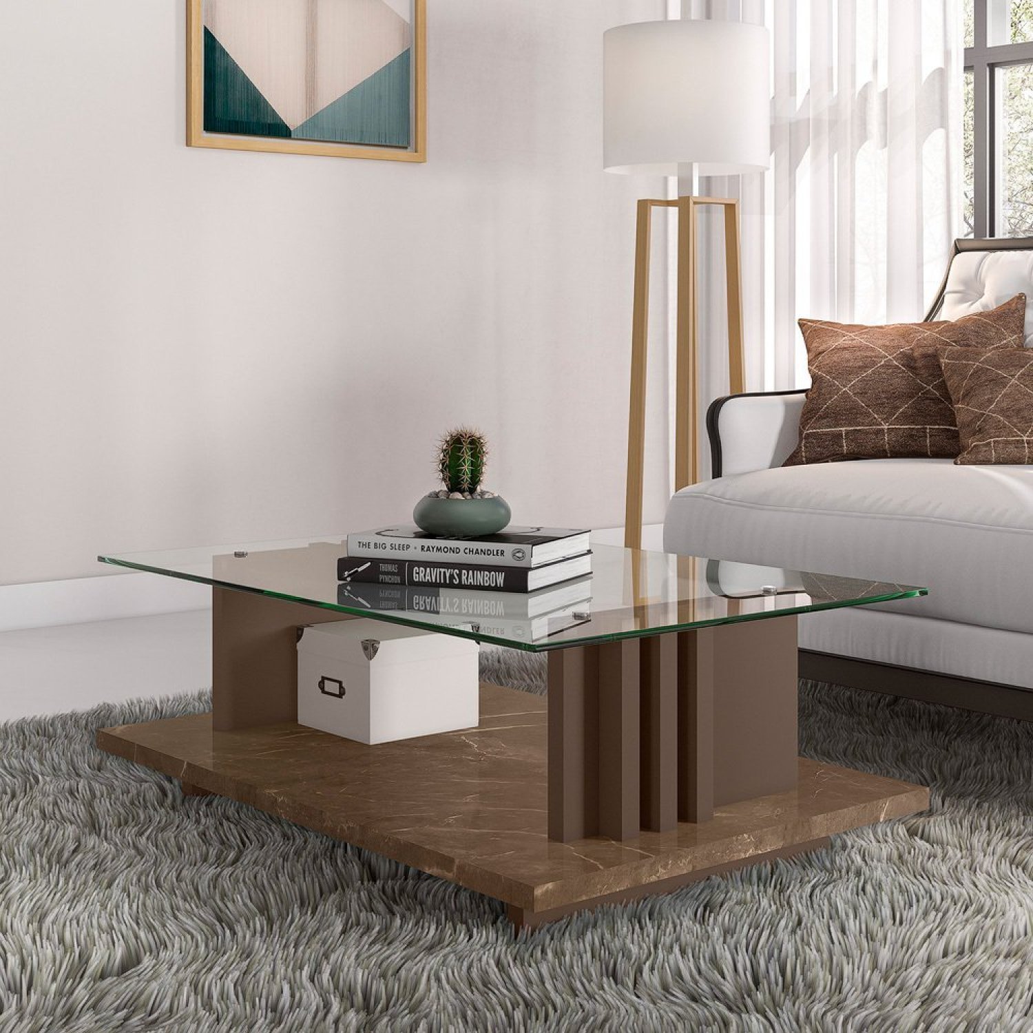 Mesa de Centro Frizz Madetec | MadeiraMadeira