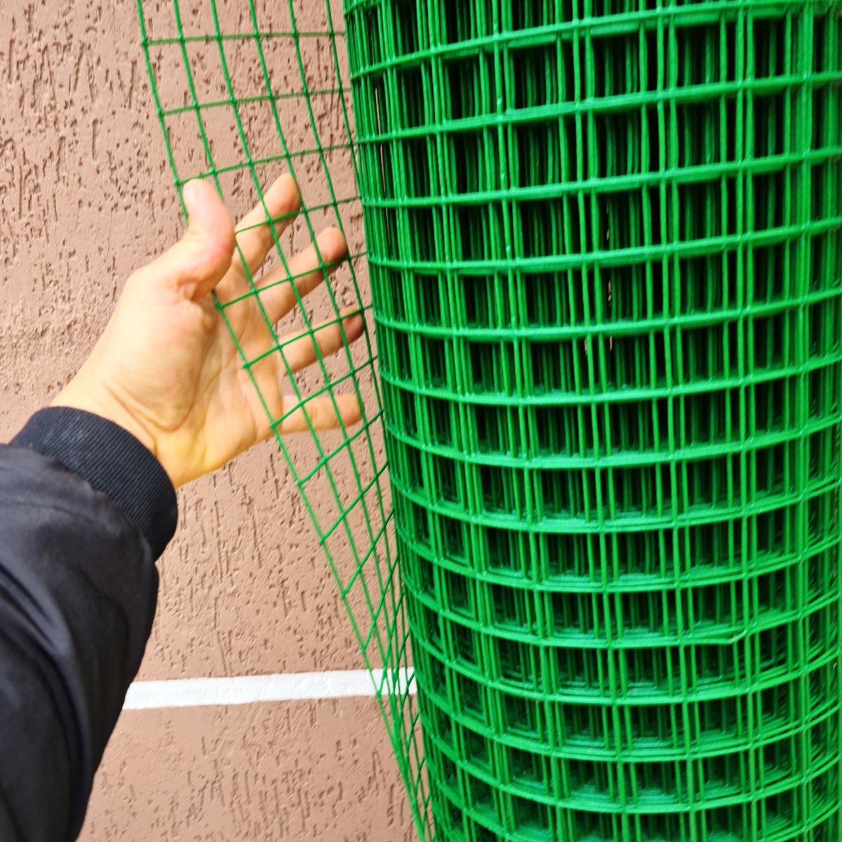 Tela Revestida PVC Alambrado cerca malha 3x3 2.2 mm 1,80 Altura 18M de ...