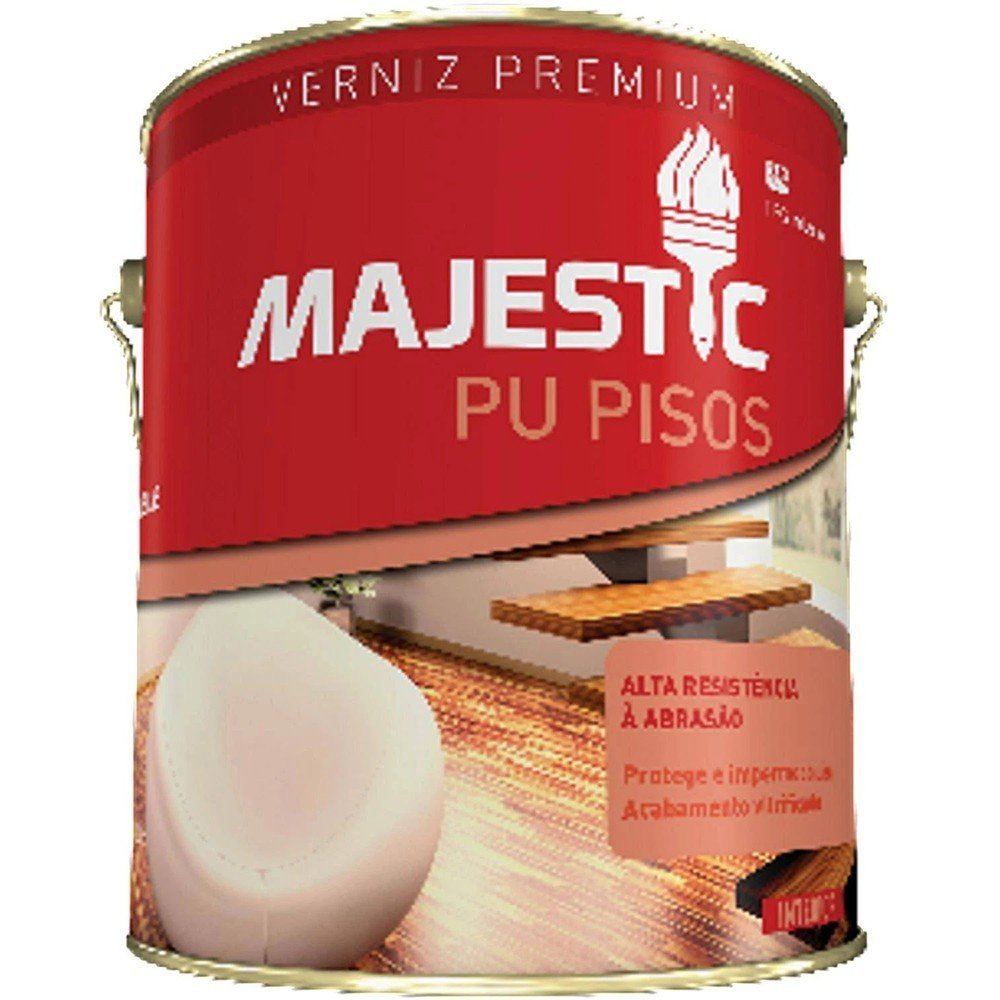 Verniz Pu Pisos Majestic Incolor 3,6L Renner Brilhante | MadeiraMadeira