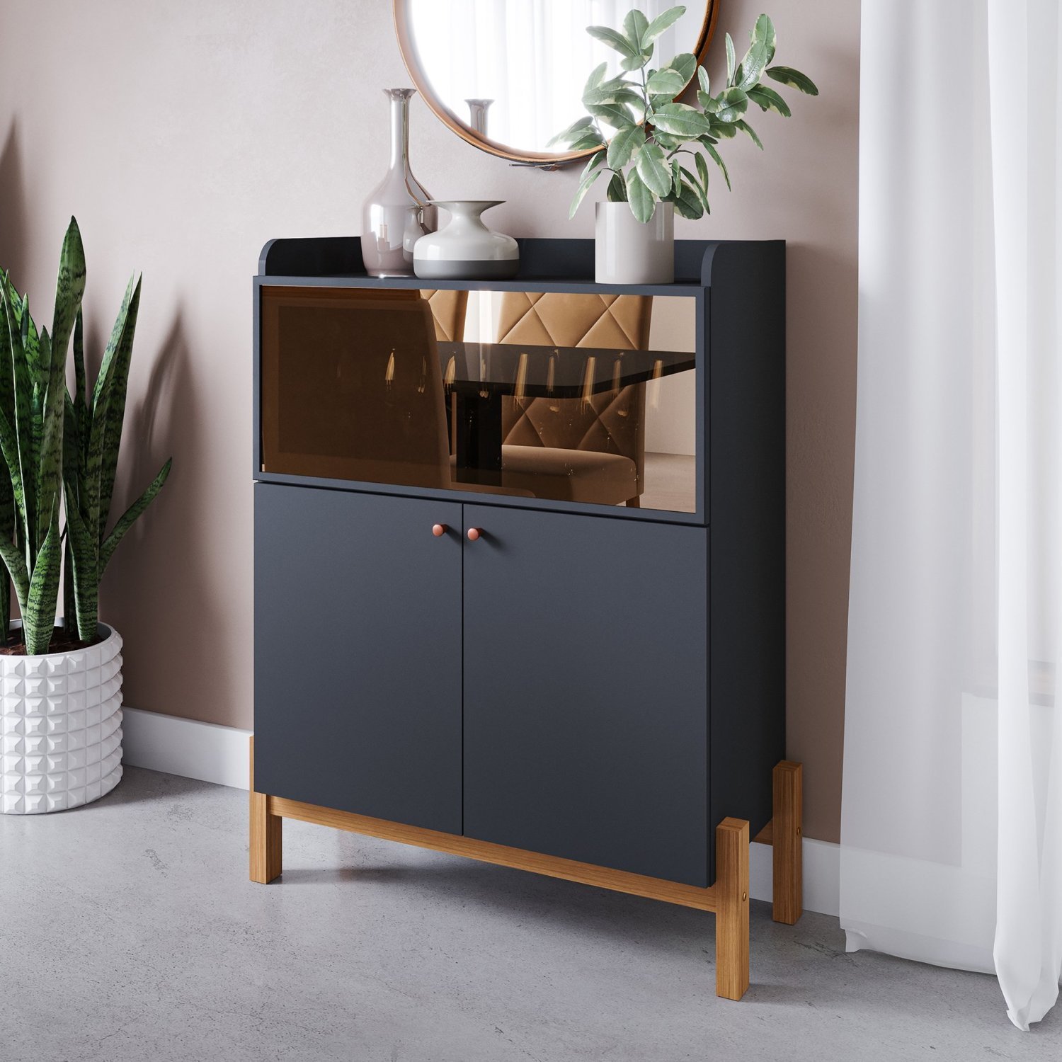 Buffet para Sala de Jantar MDF 3 Portas Cloe | MadeiraMadeira