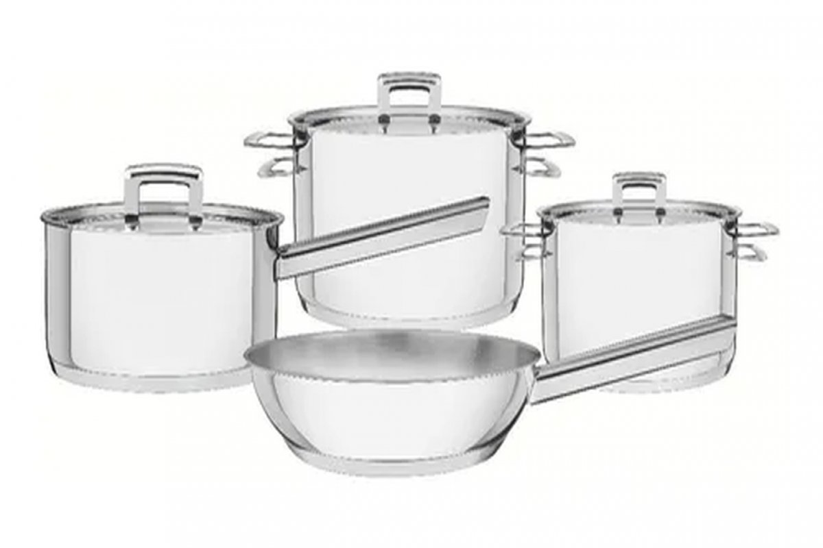 Jogo De Panelas Inox Brava Fundo Triplo 4 Peças - Tramontina ...