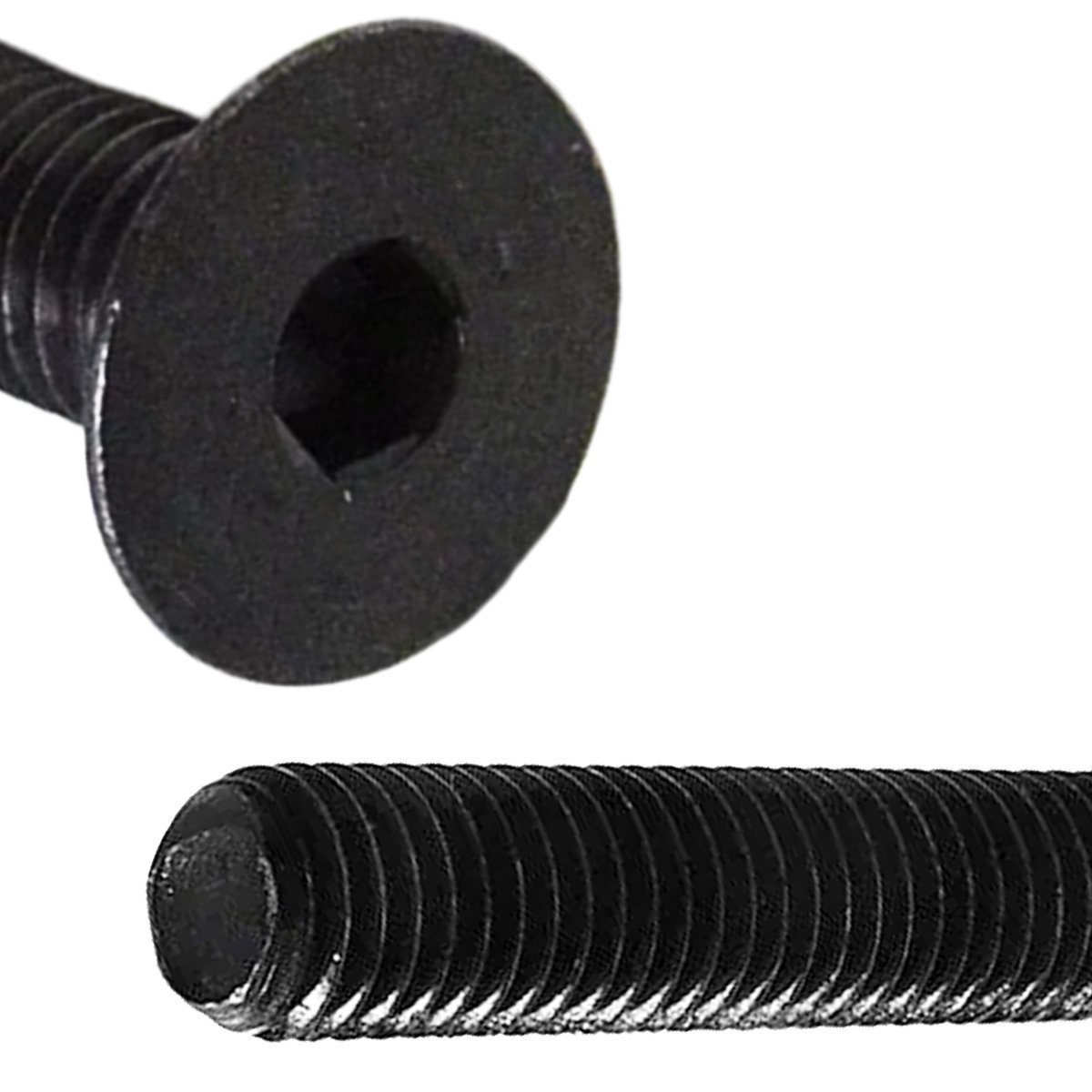 PARAFUSO ALLEN C. CHATA M8 X 65MM GEOMET BLACK - 100Pçs | MadeiraMadeira