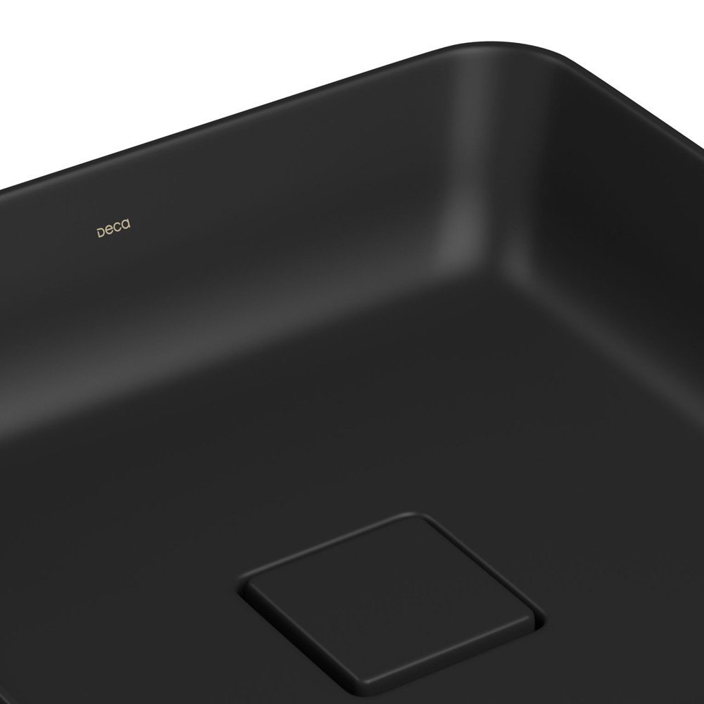 Cuba De Sobrepor Deca Slim 40X40 L.21040.94 Quadrada Ébano Fosco ...