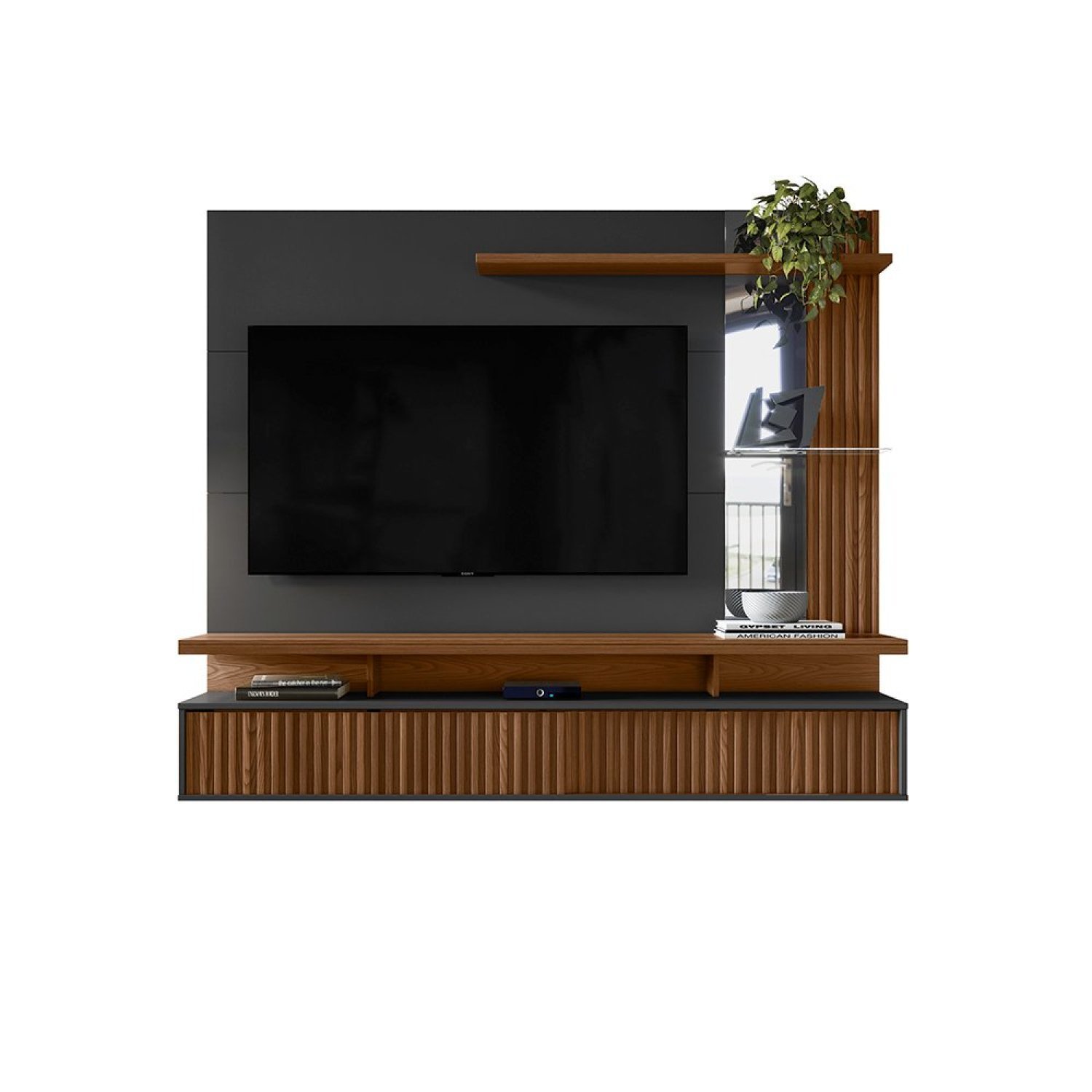 Painel Home para TV até 60 Polegadas Maragogi Linea Brasil | MadeiraMadeira