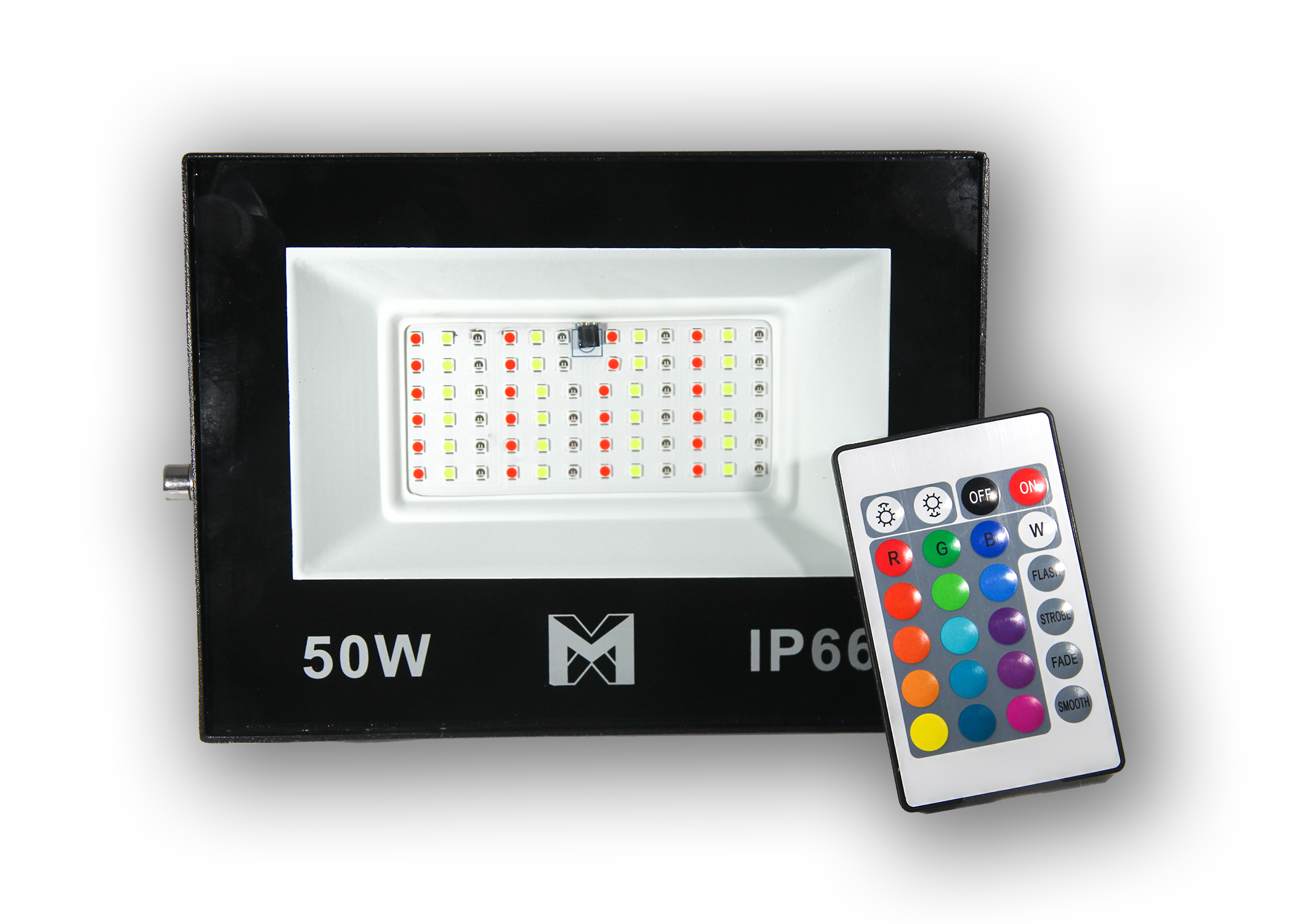 Refletor Led 50w Bivolt RGB Maxxy Led | MadeiraMadeira