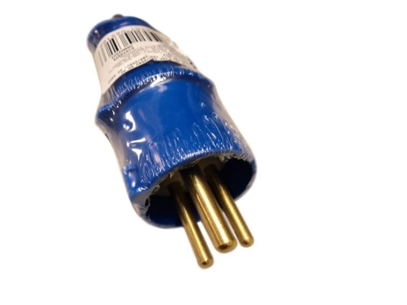 Plugue Industrial de Energia 2pinos+t, 16 Amperes 220/240 Volts - Steck ...