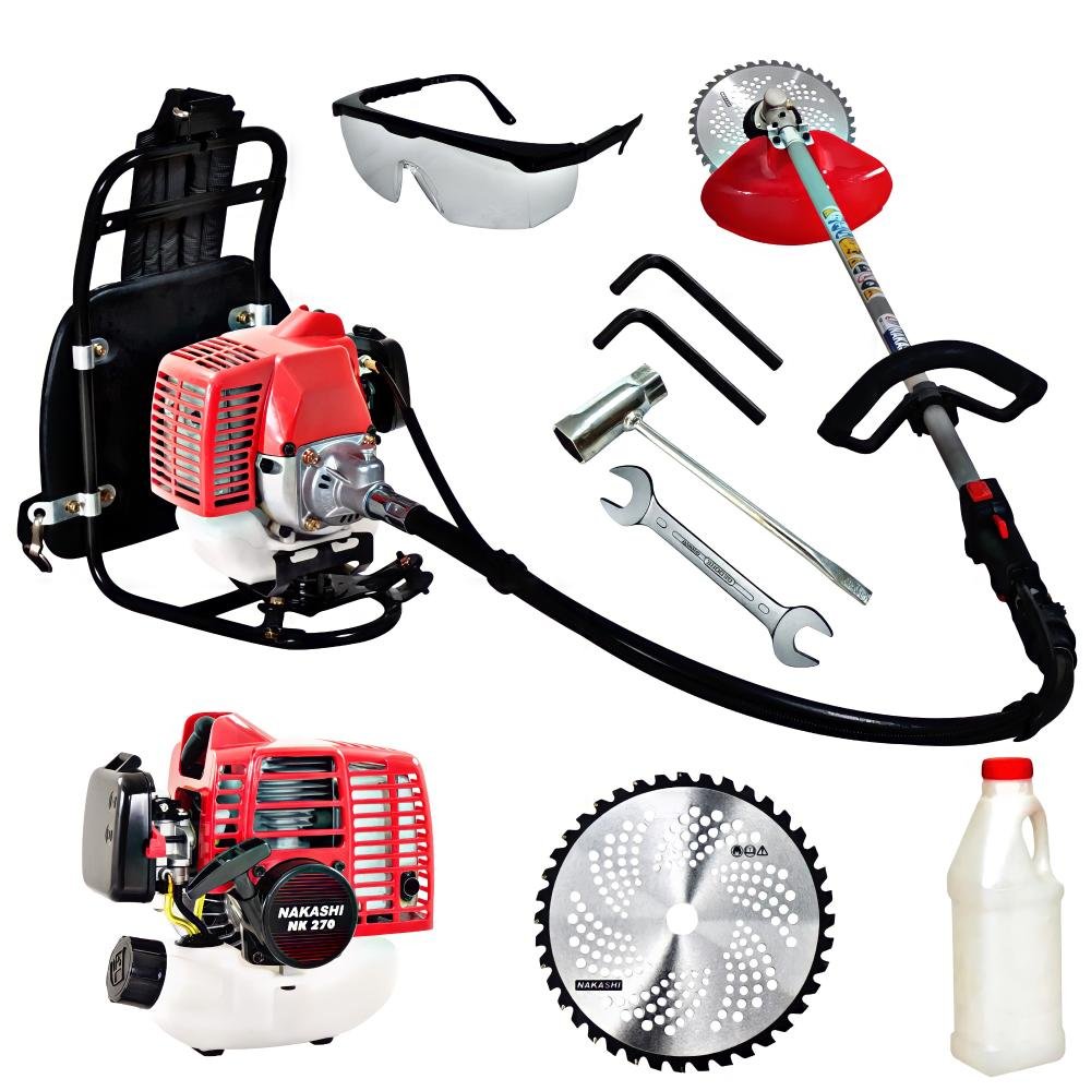 Roçadeira Costal Nakashi C270N 25,4cc 2T Com Motor NK270 Maior ...