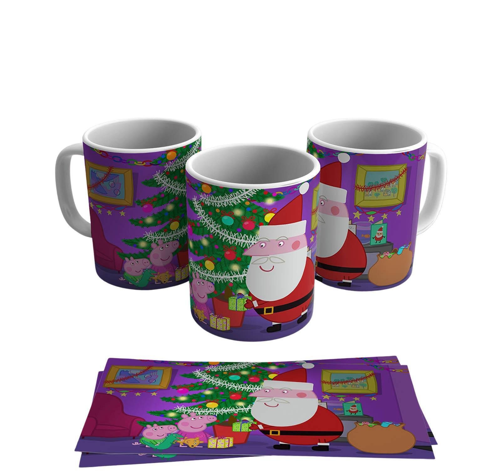 Caneca Personalizada De Natal Com Papai Noel 5101 | MadeiraMadeira