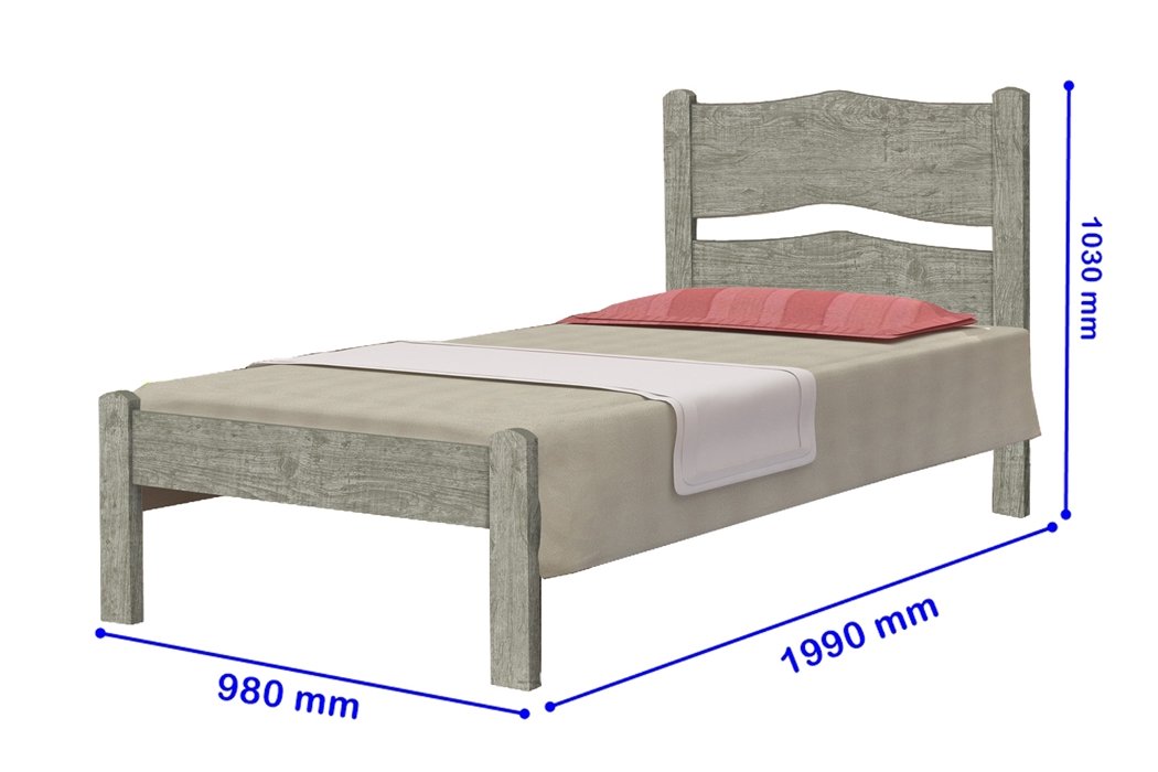 Cama de Solteiro padrao estrado e pes reforçado Astra Luke Moveis ...