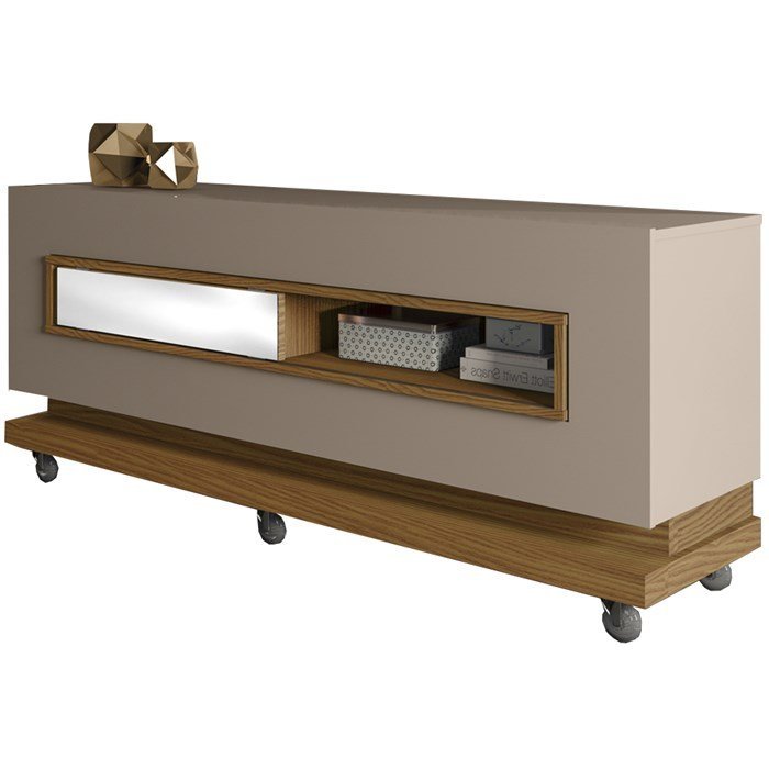 Rack para TV 60 Pol 21172 Amarula Carvalho Europeu Dj Moveis ...