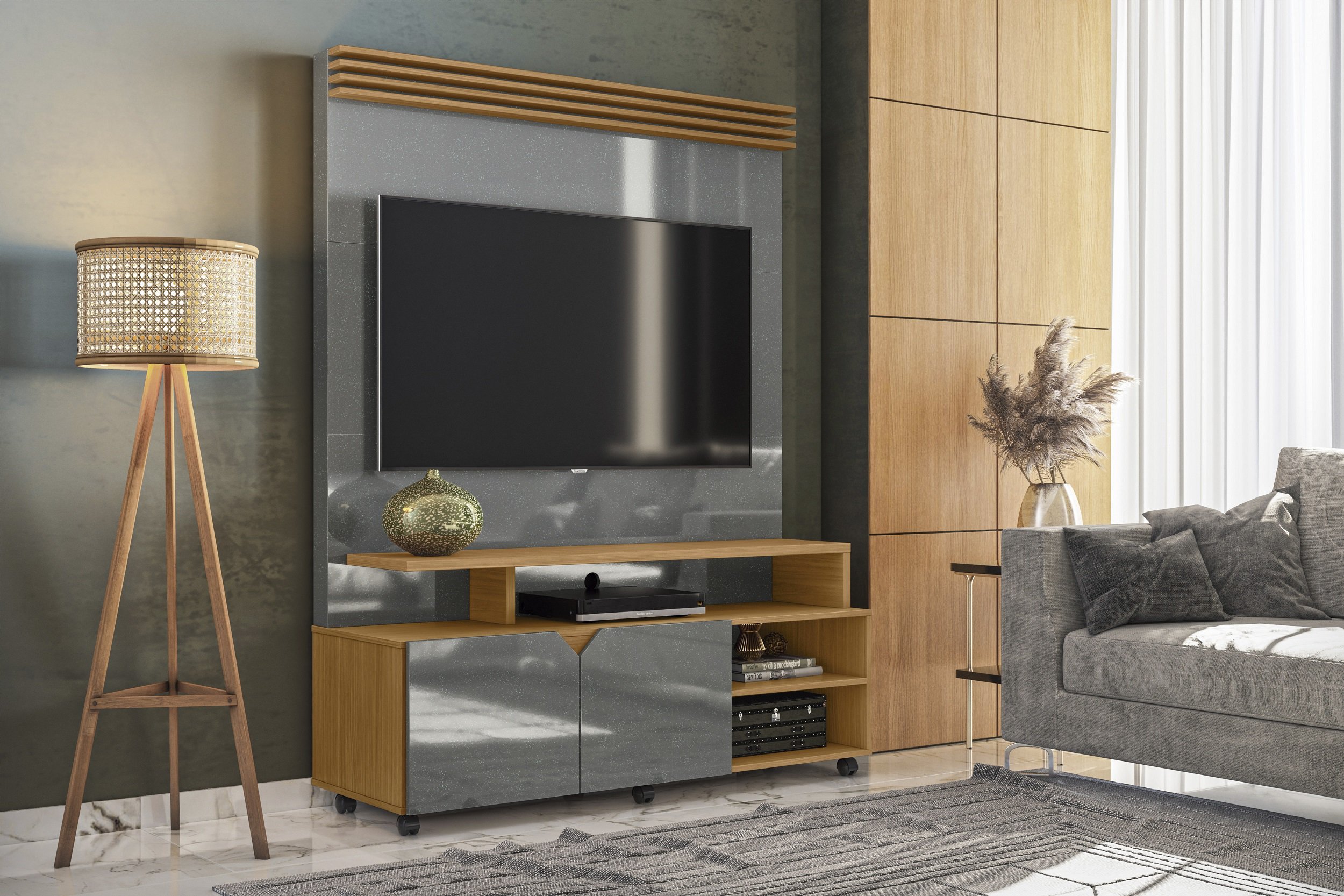 Home Berlim para Tv até 60 Polegadas C/ Rodizios - Lukaliam Móveis ...