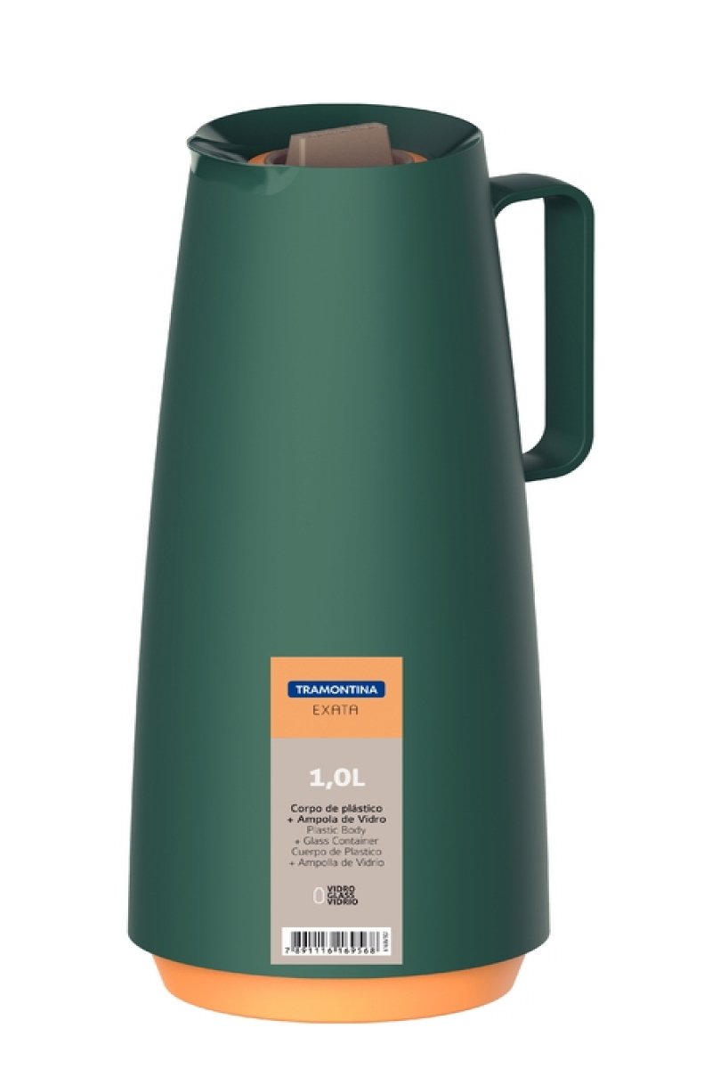 BULE TERMICO EM POLIPROPILENO VERDE COM AMPOLA DE VIDRO 1 LI ...