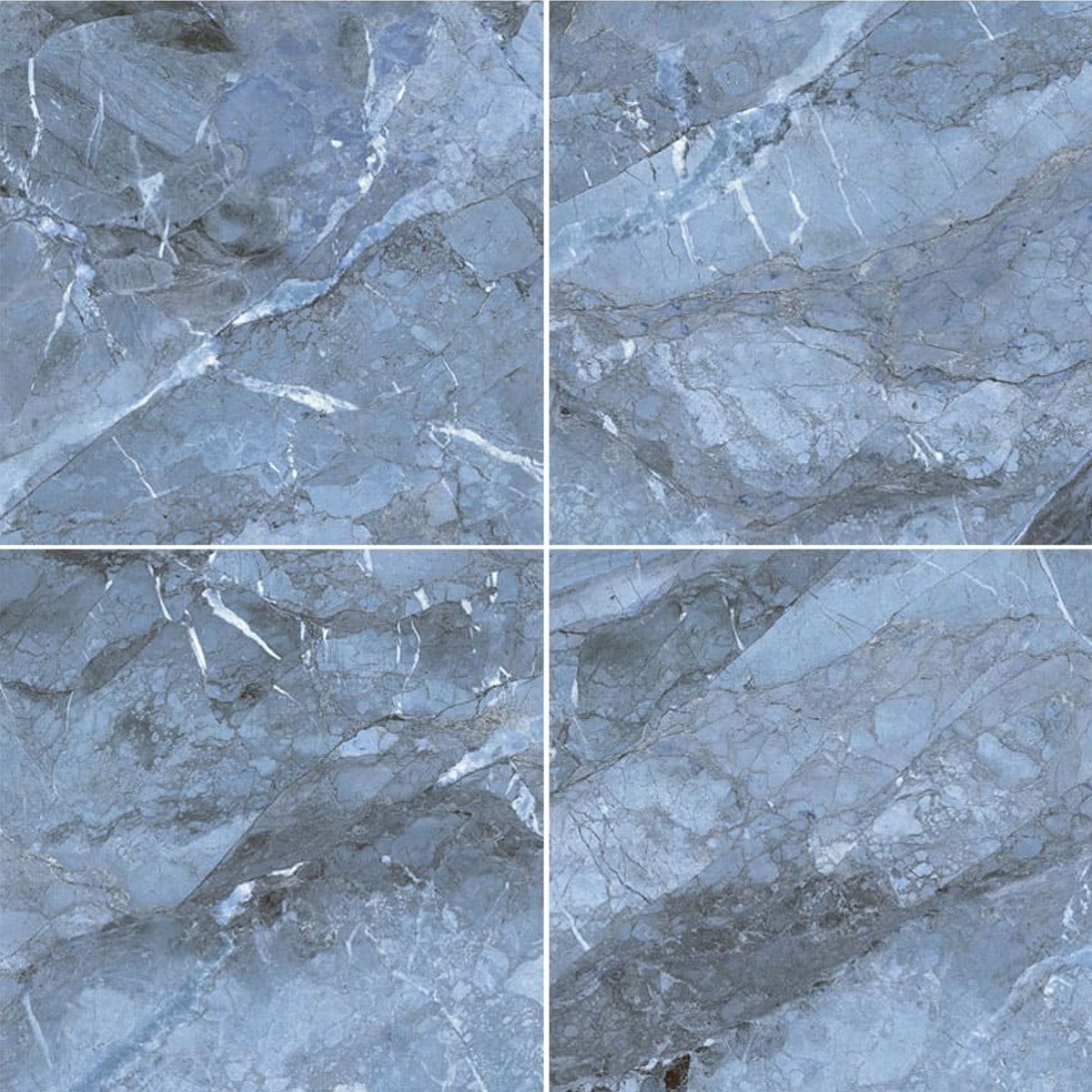 Piso Cerâmico Interno Polido Retificado Intensy Azul 66x66cm Cx 2,18m² ...