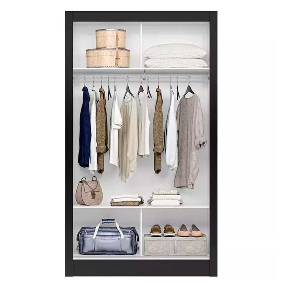 Guarda-Roupa Solteiro 2 Portas Correr Em MDP Las Vegas Móveis Gazin ...