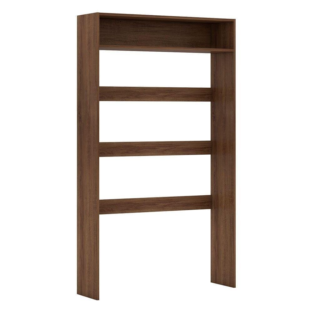 Nicho Para Embutir Painel 97cm Prime Nogueira Dourado | MadeiraMadeira