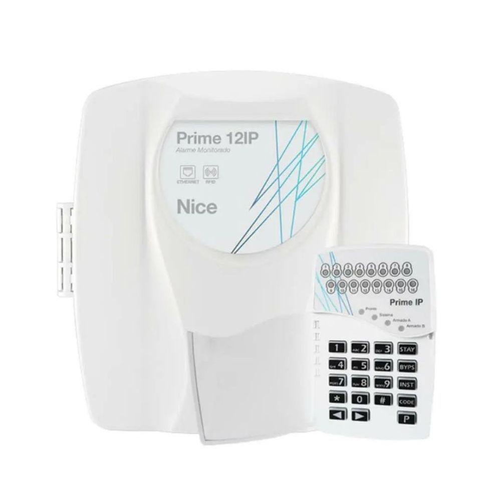 Central de Alarme Monitorado Prime 12 Ip Nice Genno | MadeiraMadeira