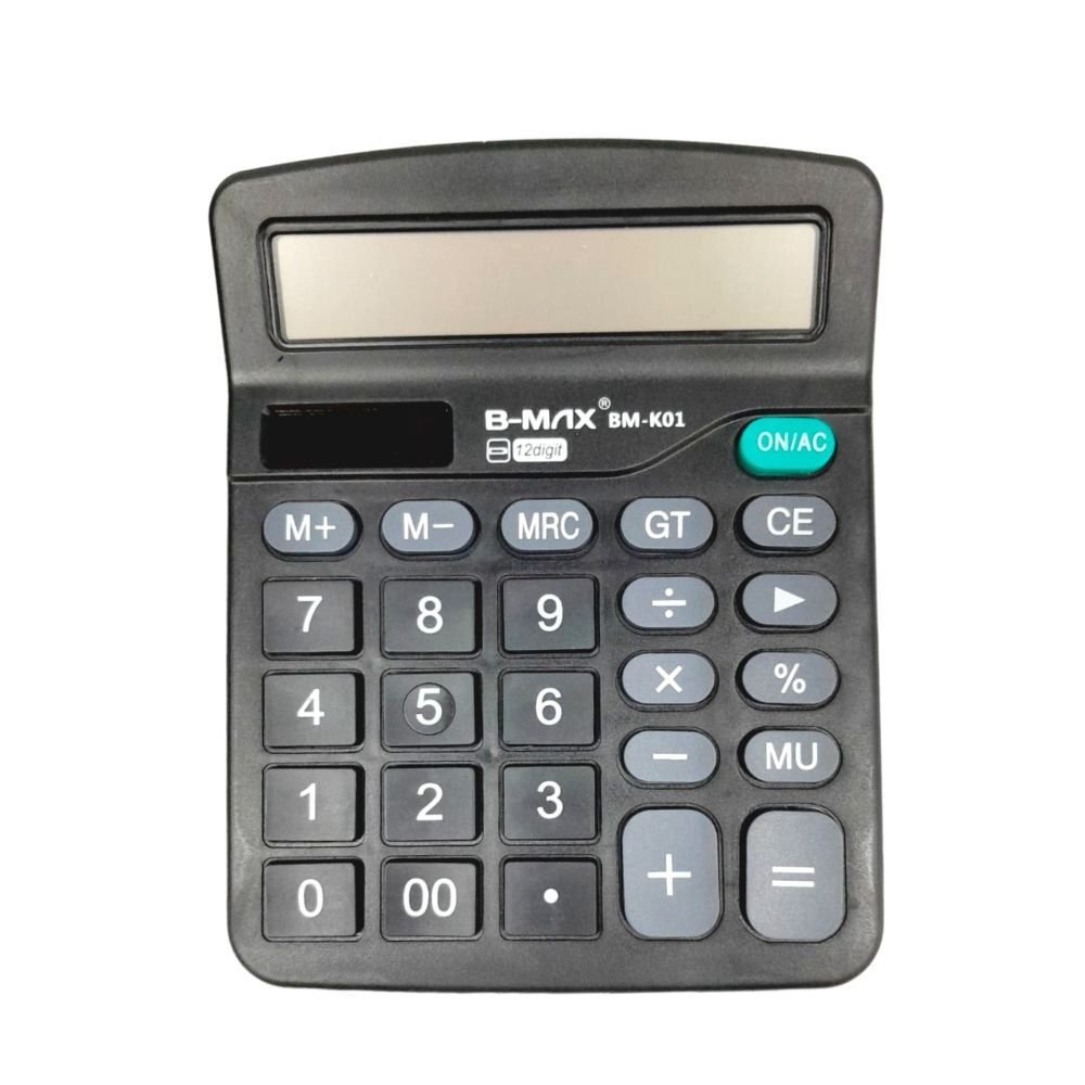 Calculadora de Mesa 12 Dígitos Bm-k01 Mb Tech- B-max | MadeiraMadeira