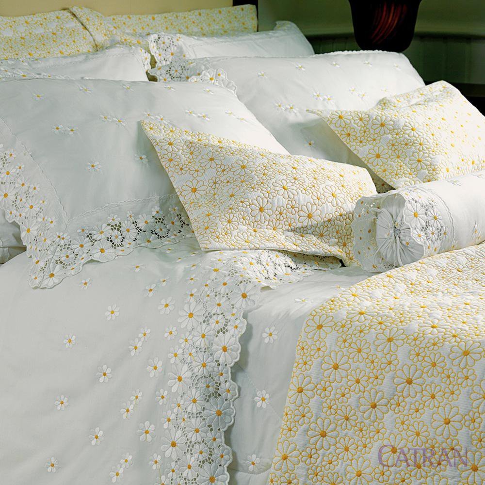 Edredom Solteiro com Porta-travesseiro 250 Fios Margherita - Trussardi ...