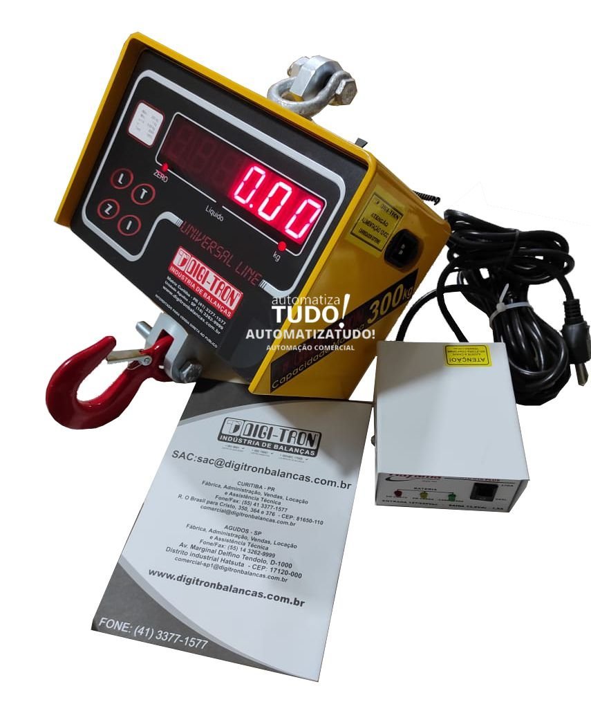 Balança Suspensa de Gancho Digitron Bluetooth com Impressora Elgin l42 ...