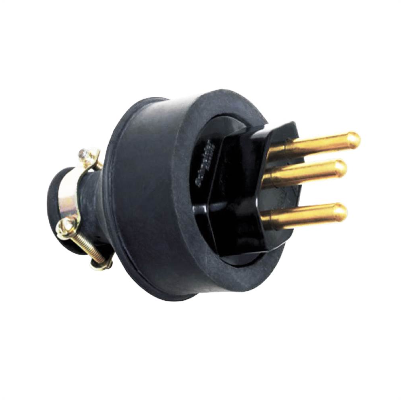 Plug Tomada Macho Emborrachado 2P+T 20A - SCHNEIDER (PRM8500 ...
