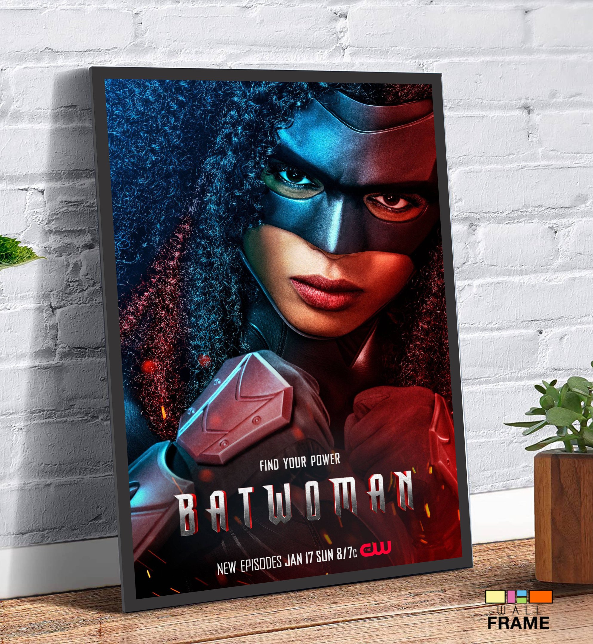 Quadro Pôster Série Batwoman 60x90 | MadeiraMadeira