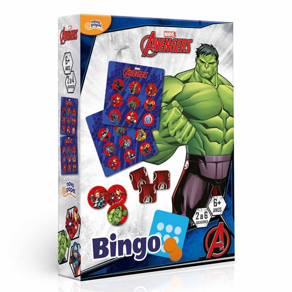 Jogo de Bingo Infantil - Marvel - Avengers - Toyster | MadeiraMadeira