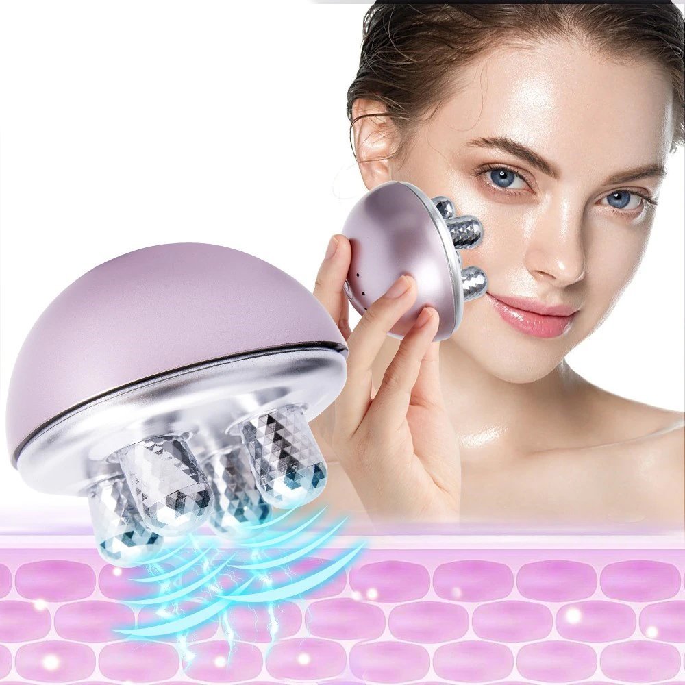 Aparelho Massageador Facial Relaxante Terapêutico 3 Modos de Frequência ...