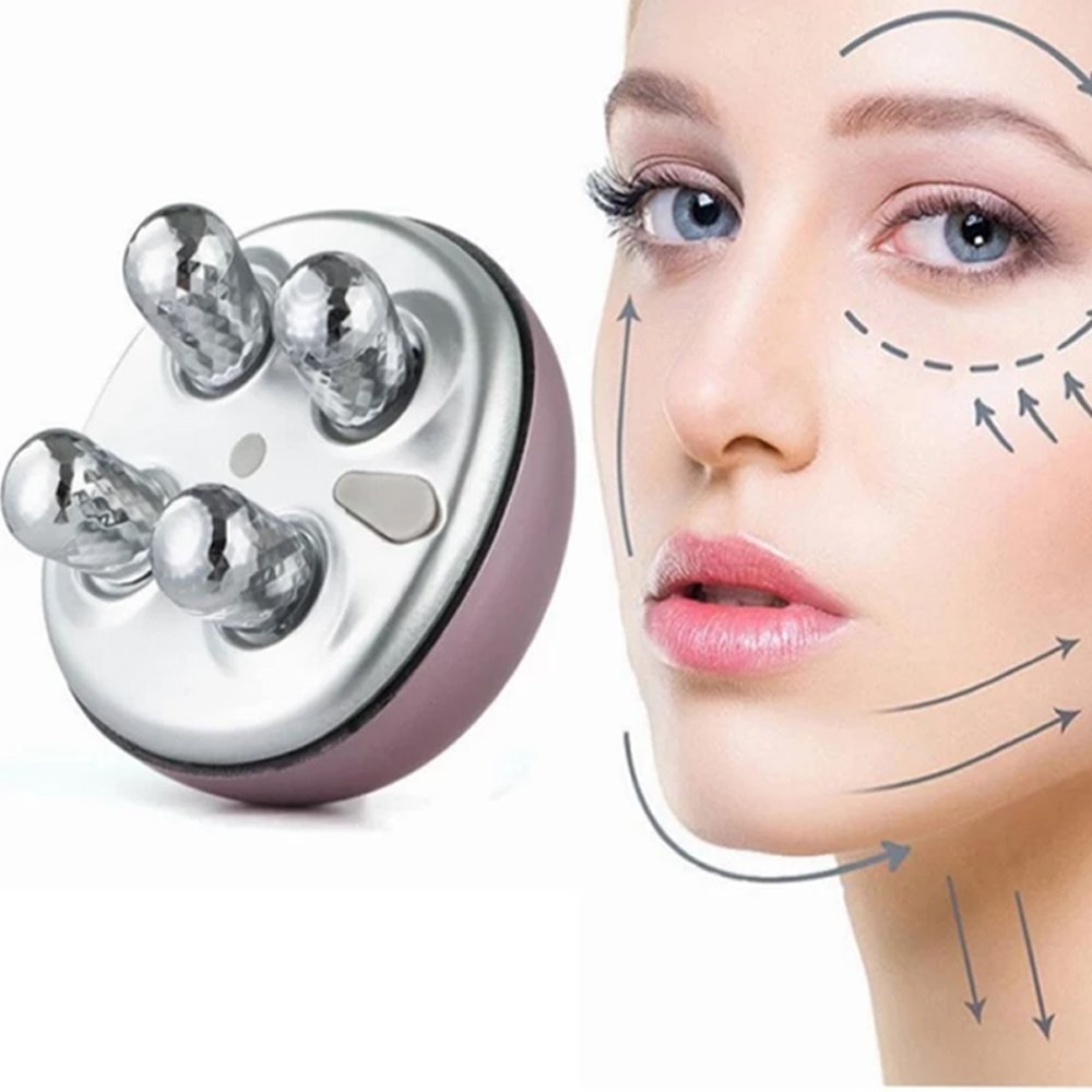 Aparelho Massageador Facial Relaxante Terapêutico 3 Modos de Frequência ...