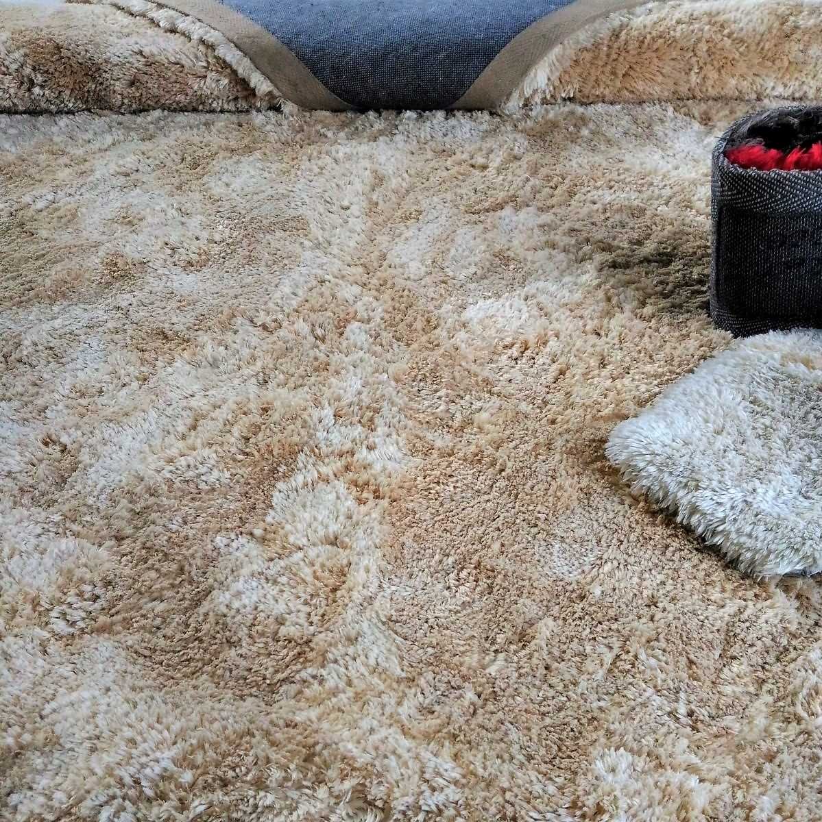 Tapete Art Shaggy Beige, Bege Creme, Lã de Seda 30mm 2,00 x 3,00m Prime ...
