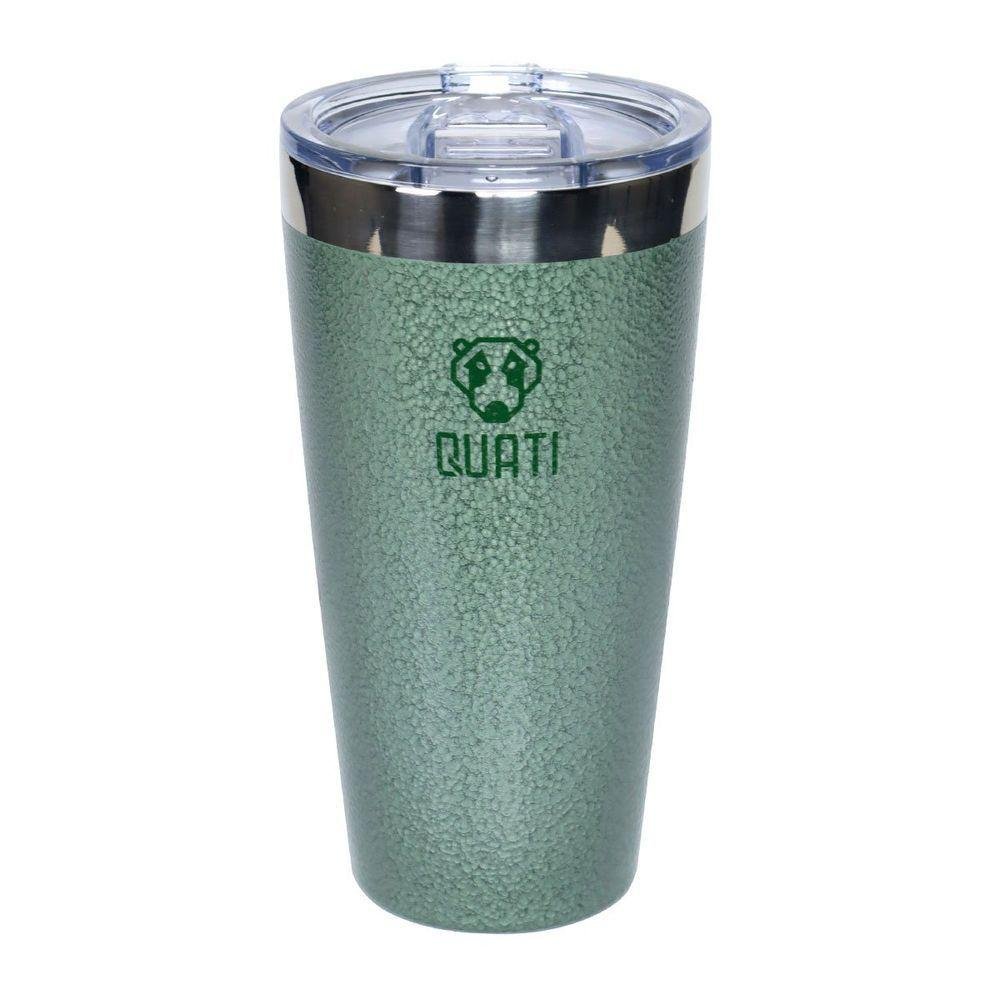Copo Térmico Quati com Tampa 473ml Verde V2 - Cv2st473ml | MadeiraMadeira
