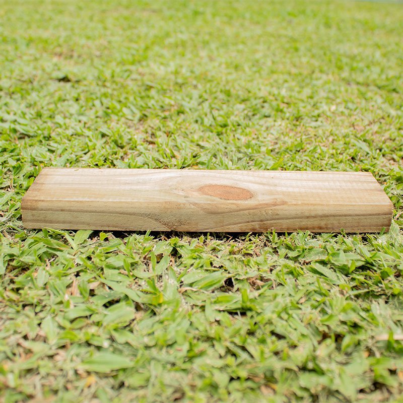 Deck De Pinus Tratado Autoclave Com Nó 2,2 cm X 7cm x 2,5 cm:Madeira ...
