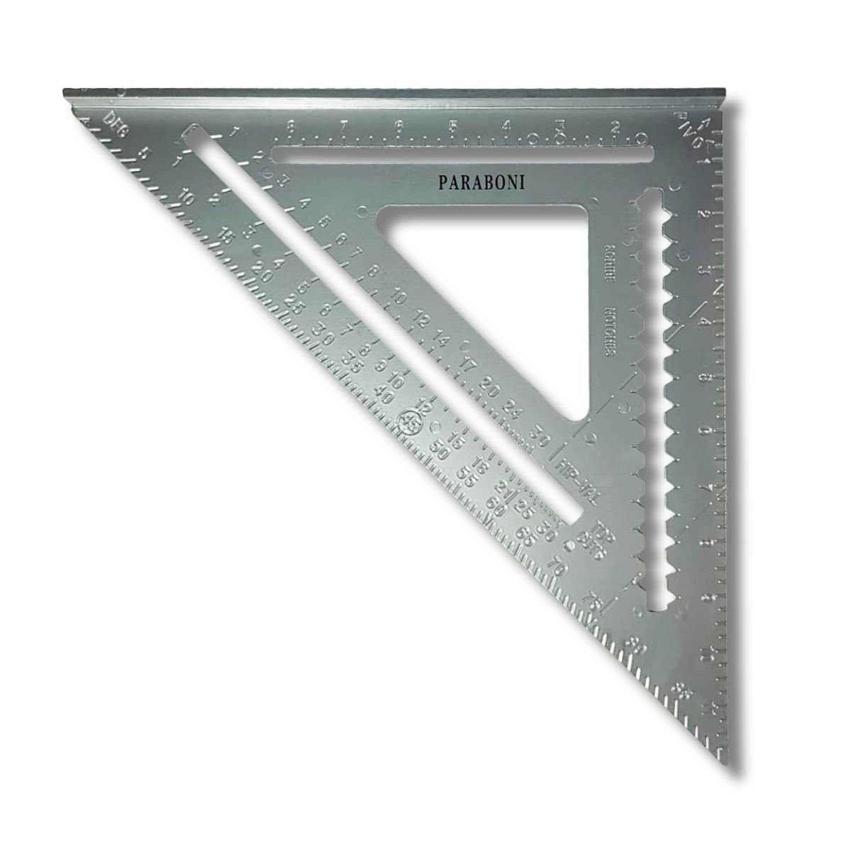 Esquadro de Alumínio Triangular 12'' Paraboni | MadeiraMadeira