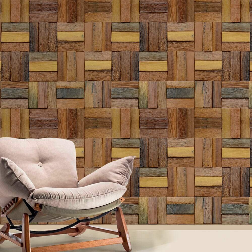 Papel de Parede - Textura de Madeira - Mod 07-60x300cm | MadeiraMadeira