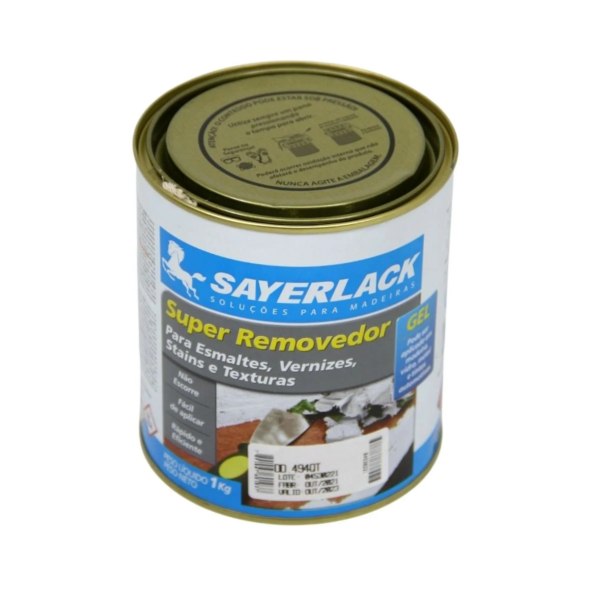 REMOLACK REMOÇÃO DE TINTAS E VERNIZES LÍQUIDO 1KG - SAYERLACK ...