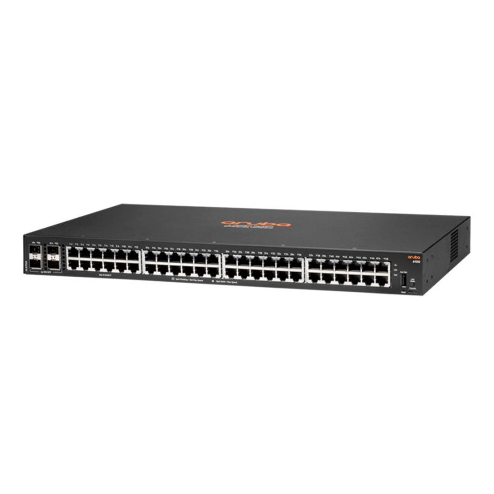 Switch Hpe Aruba 6100 48g 4sfp+ Jl676a I | MadeiraMadeira