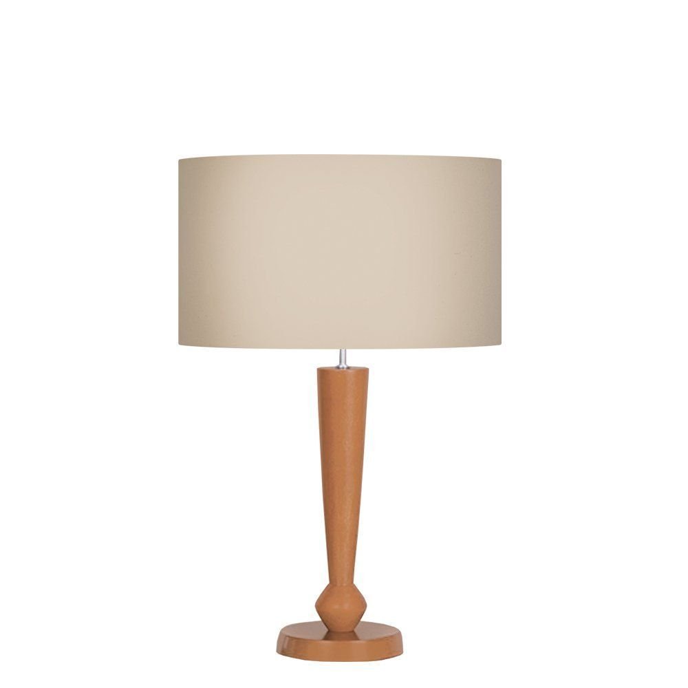 Abajur Ar Art. para Decoração Imbuia Cup Tec Bege Ref 400 E27 Bivolt ...