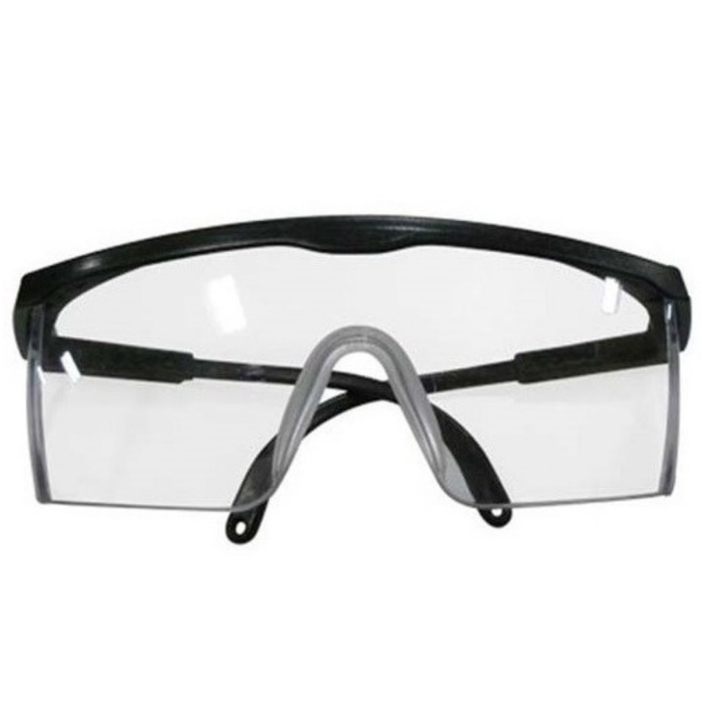 20 Oculos Proteção Lente Incolor Segurança EPI Proteção UV | MadeiraMadeira