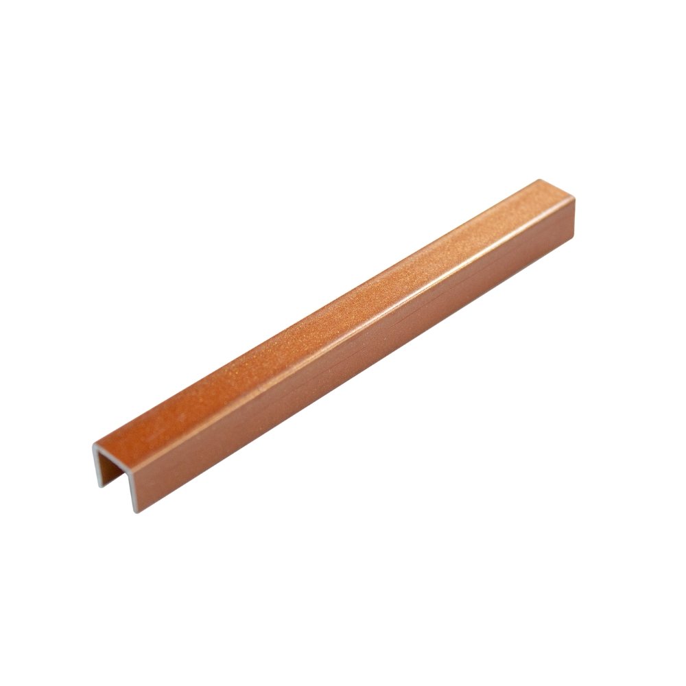 Listelo Liri em Alumínio 10mm x 10mm - Homeney Cobre 3m | MadeiraMadeira