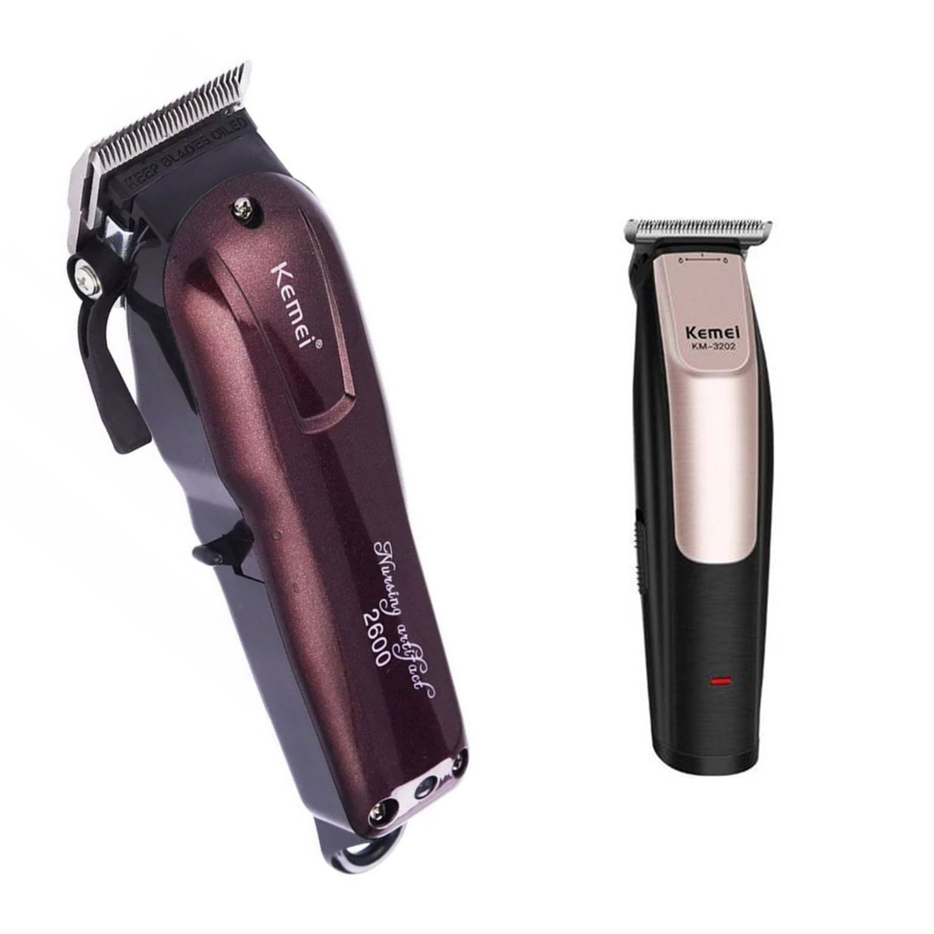 KIT KEMEI - MAQUINA DE CORTE KEMEI 2600 + ACABAMENTO 3202 | MadeiraMadeira