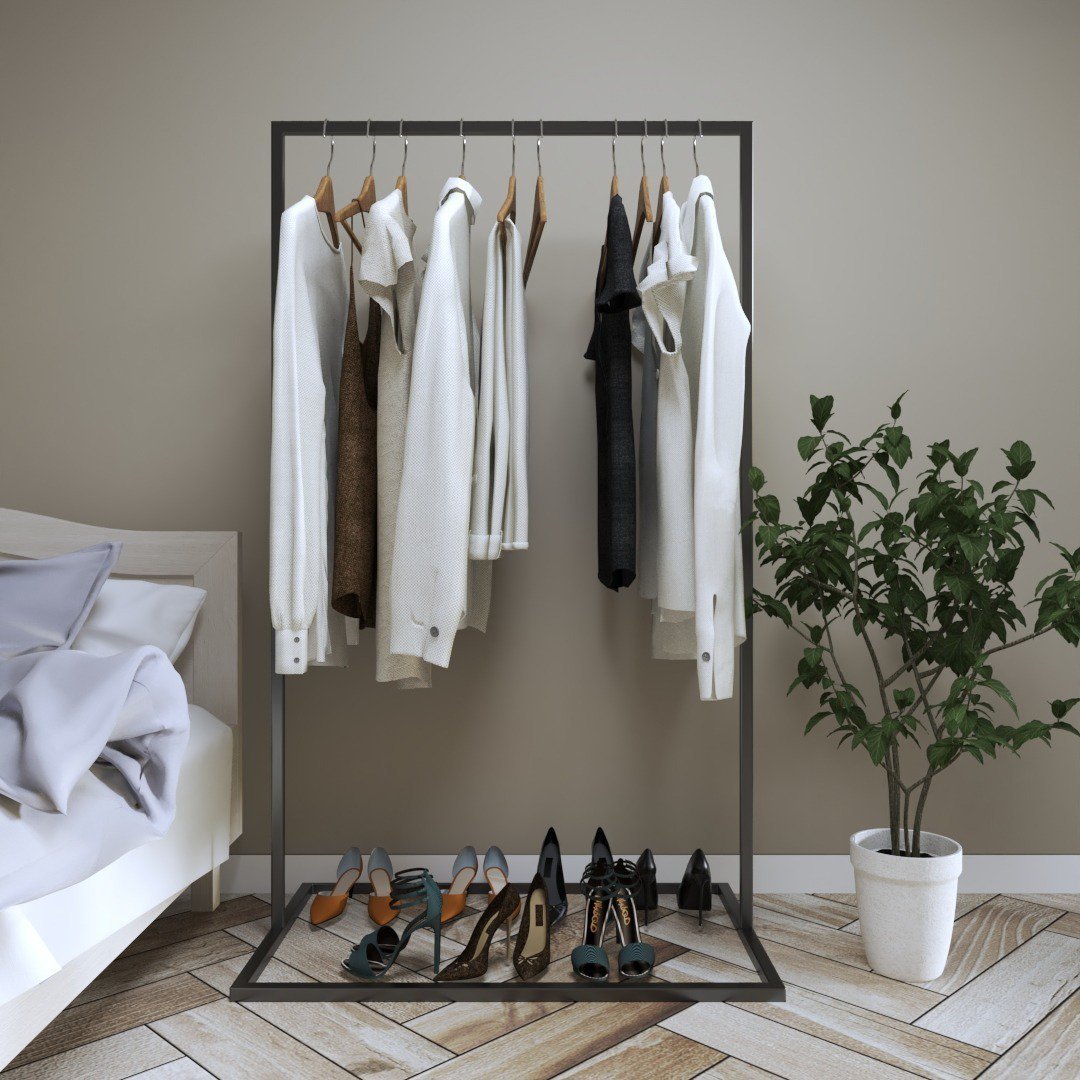 Cabideiro Organizar Expositora Cabideiro Multiuso Technox | MadeiraMadeira