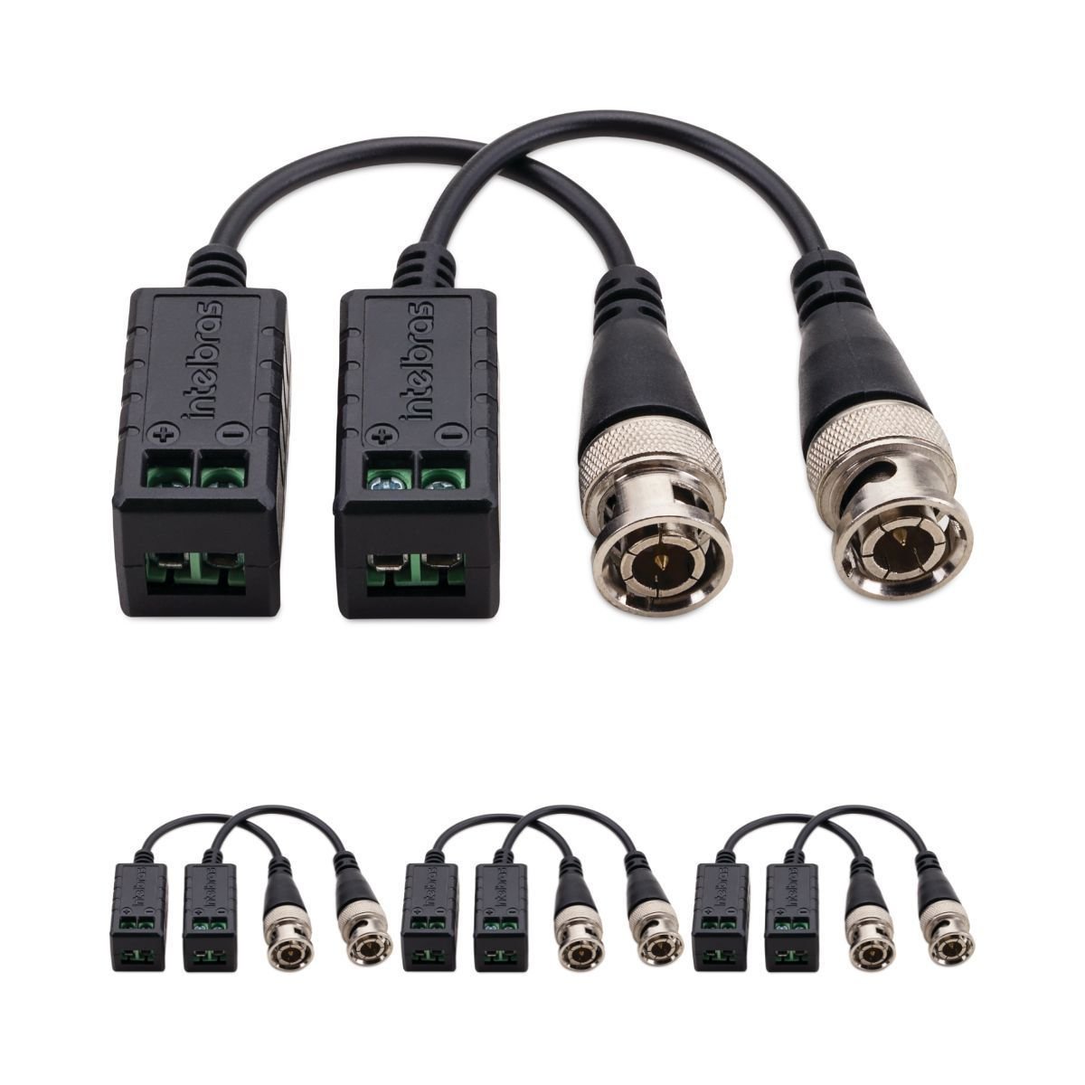 Kit 4 Baluns Passivo Multi Hd para Câmeras Full Hd Vb 301 P Intelbras ...
