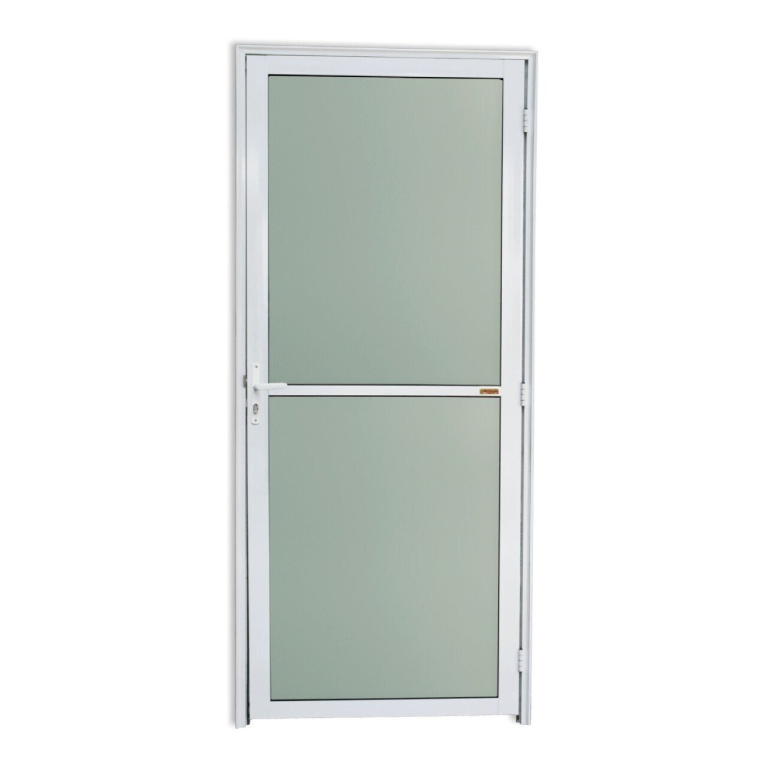 Porta de Alumínio e Vidro 210x90cm Brilhante Super Brimak | MadeiraMadeira