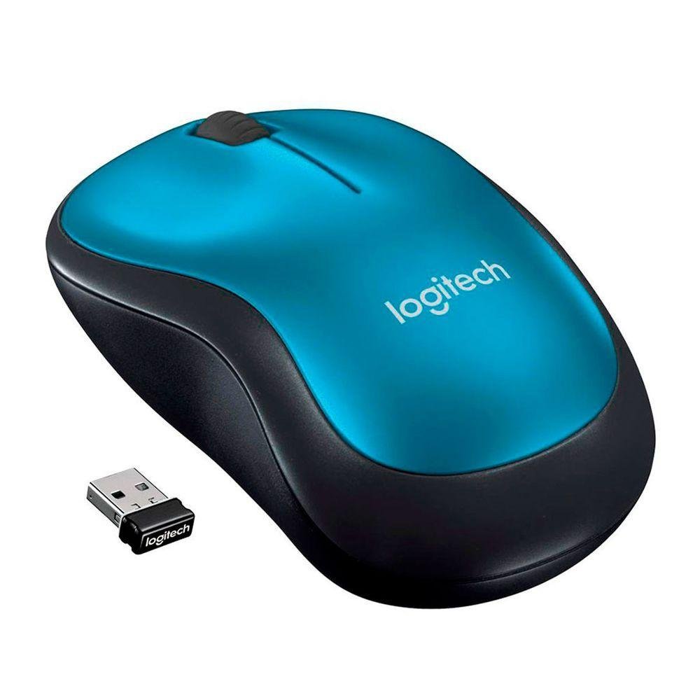 Mouse Logitech M185 Wireless Azul 1000dpi | MadeiraMadeira