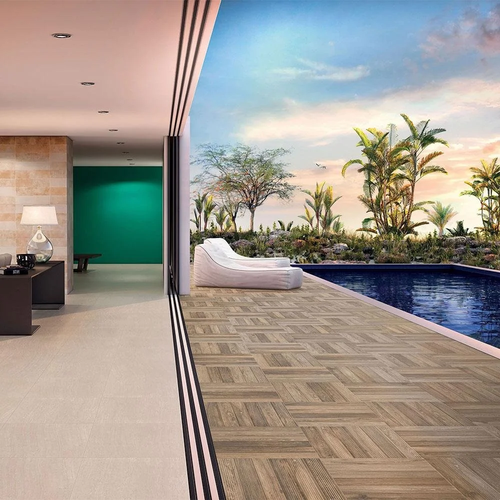 Porcelanato Évora Deck 60x60cm canela bold Eliane | MadeiraMadeira